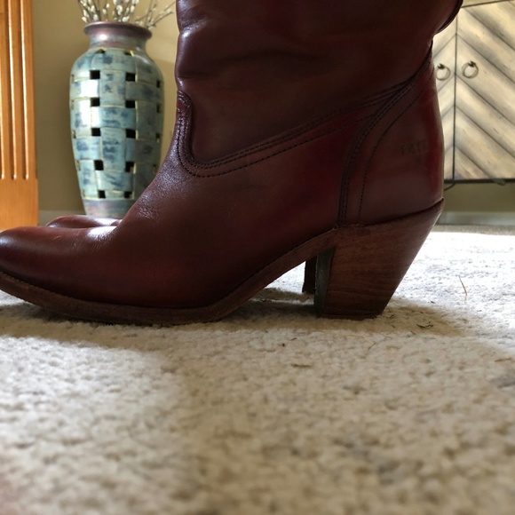 Frye | Shoes | Fry Womens Boots Size 9 Dark Brownmaroon | Poshmark